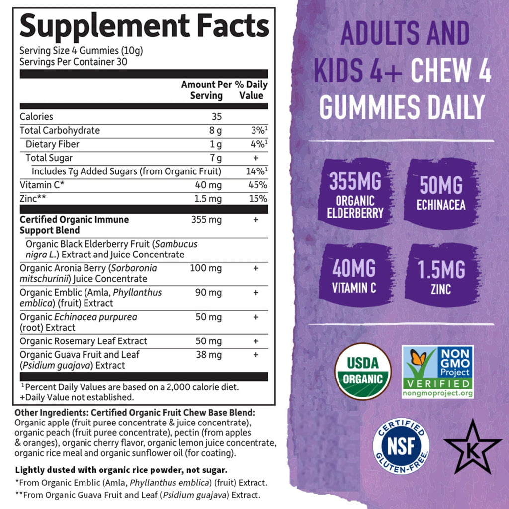 elderberry gummies for seasonal wellness