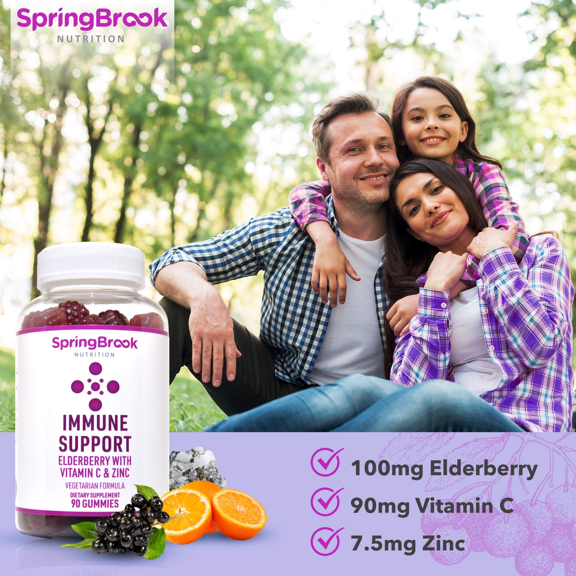 Elderberry gummies for seasonal wellness