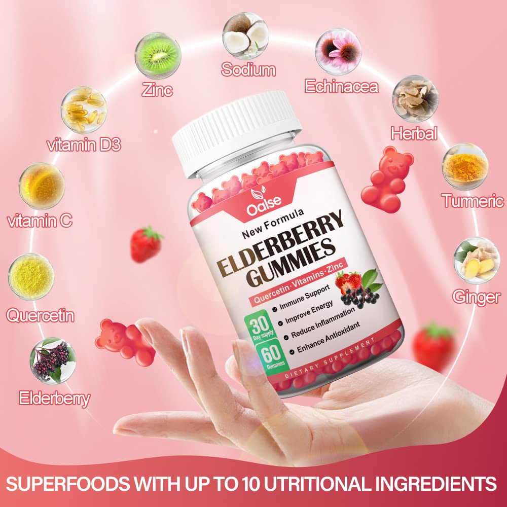 Elderberry gummies pack of two