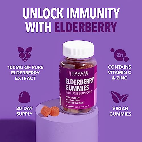 elderberry gummies packed with zinc