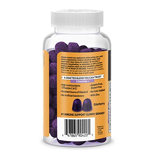 Elderberry gummies to enhance immunity
