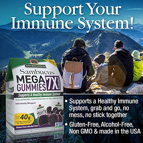 elderberry gummies with 7x concentration