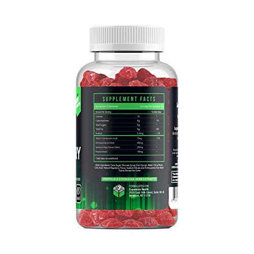 Elderberry gummies with added nutrients