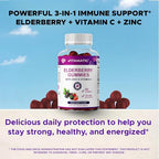 Elderberry gummies with added vitamin C
