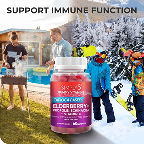 Elderberry gummies with added vitamin C