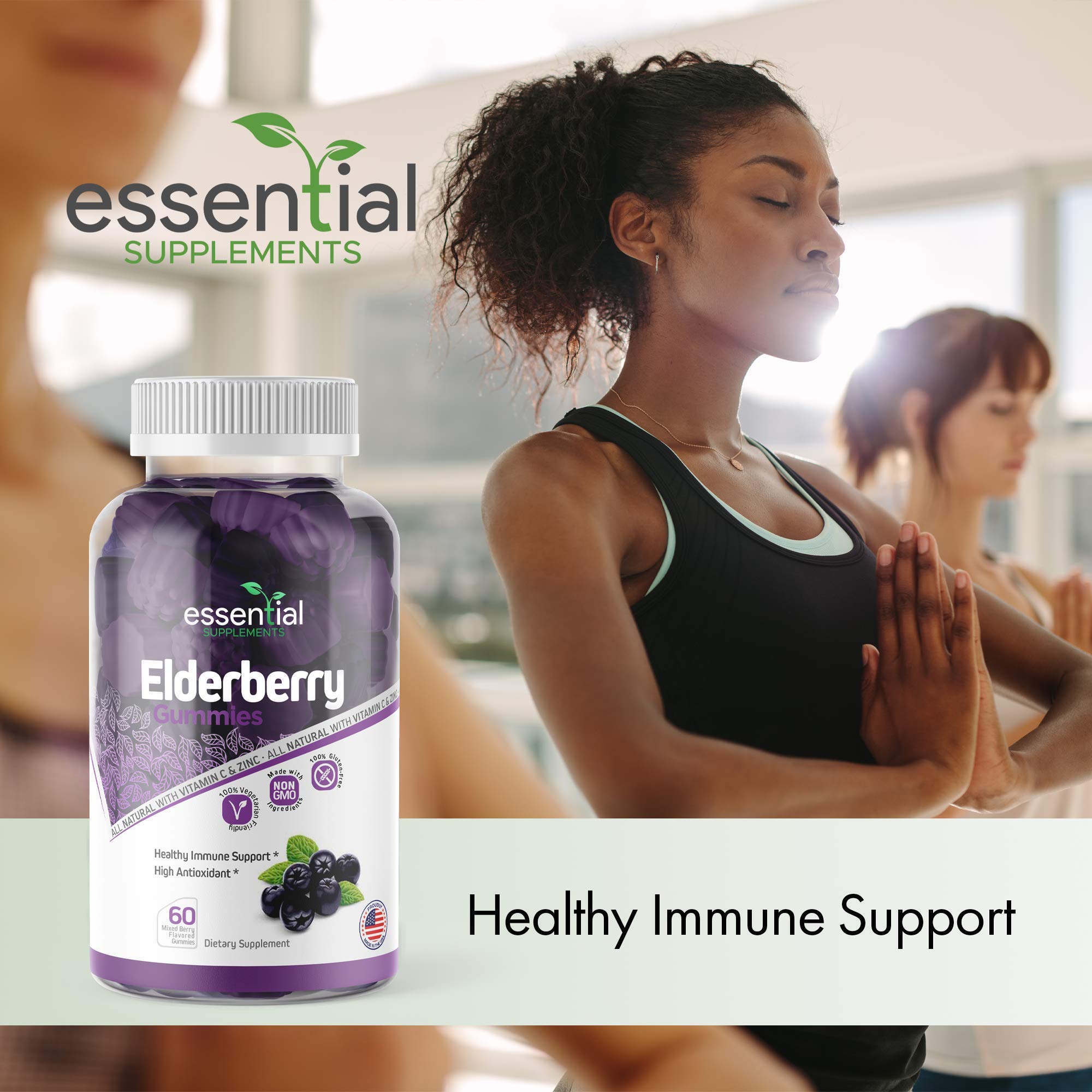elderberry gummies with added zinc
