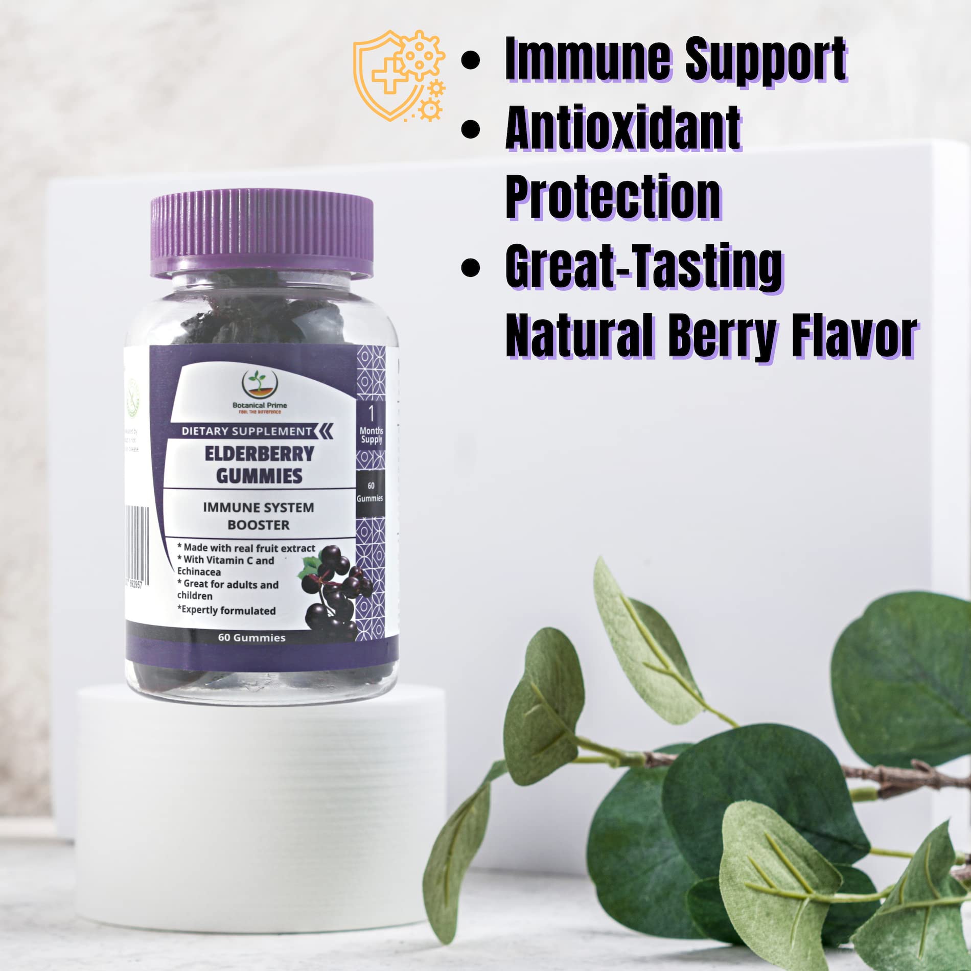 elderberry gummies with echinacea benefits