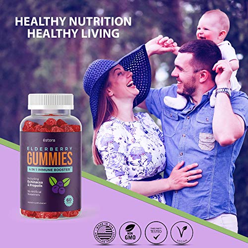 Elderberry gummies with echinacea benefits