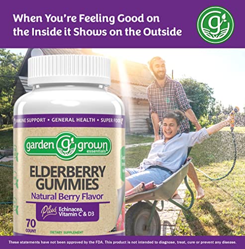 Elderberry gummies with echinacea for immunity