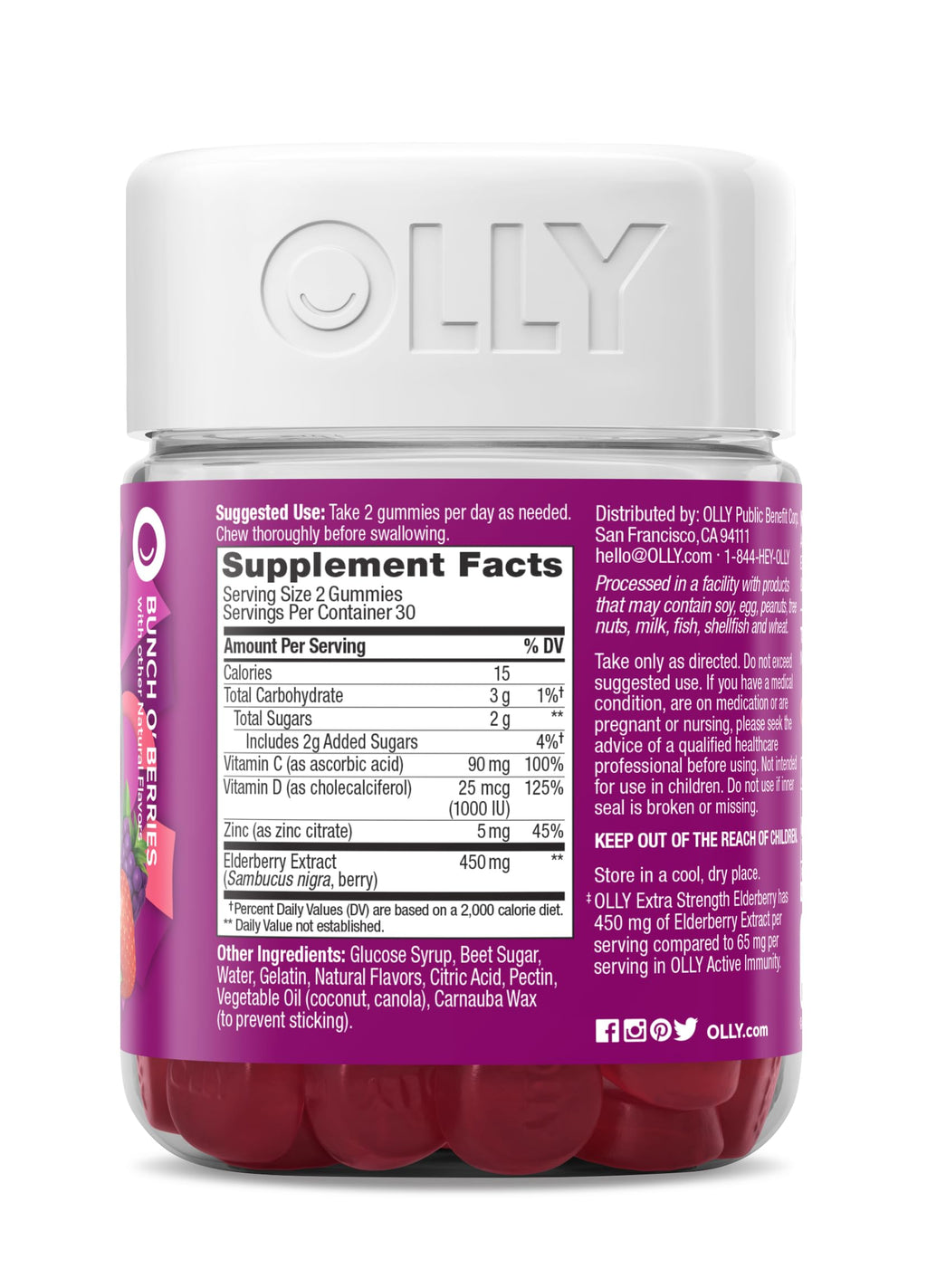 elderberry gummies with essential vitamins