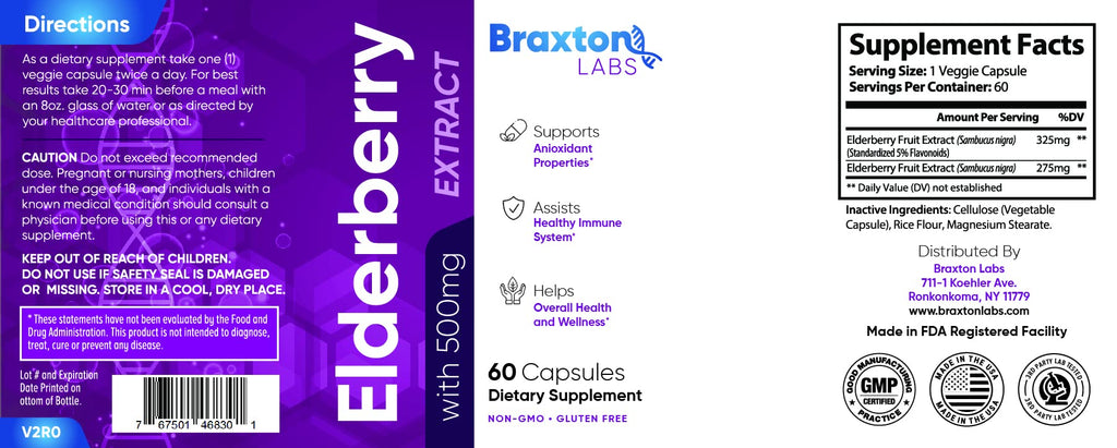 Elderberry gummies with immune-boosting benefits
