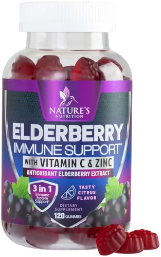 elderberry gummies with vitamin C and D3