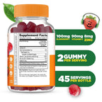 Elderberry gummies with vitamin C benefits