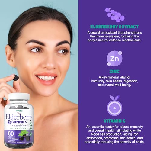 elderberry gummies with vitamin C benefits