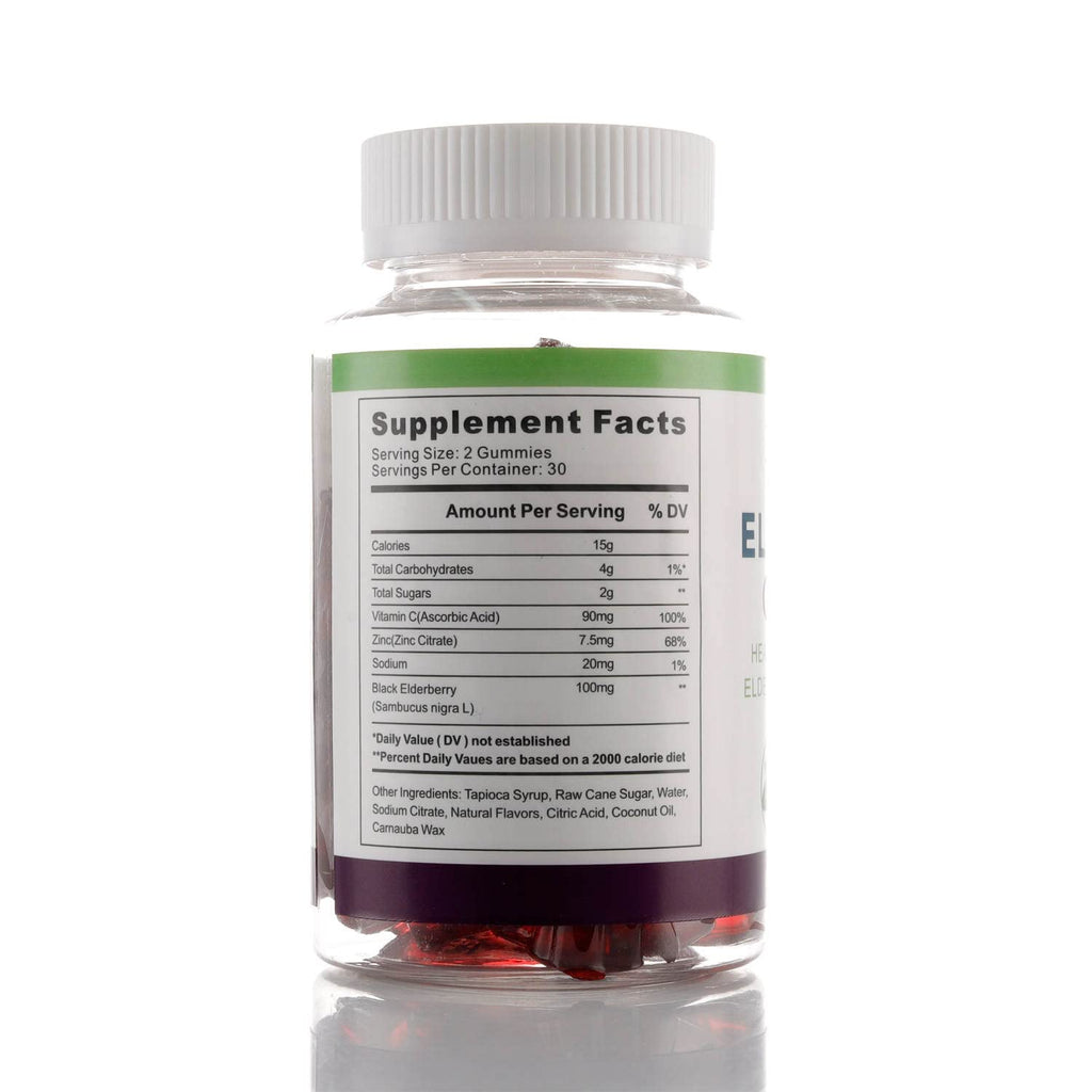 elderberry gummies with vitamin C benefits