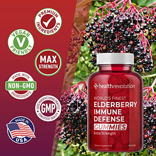 elderberry gummies with vitamin C benefits
