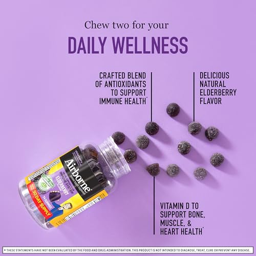 Elderberry gummies with vitamin C boost