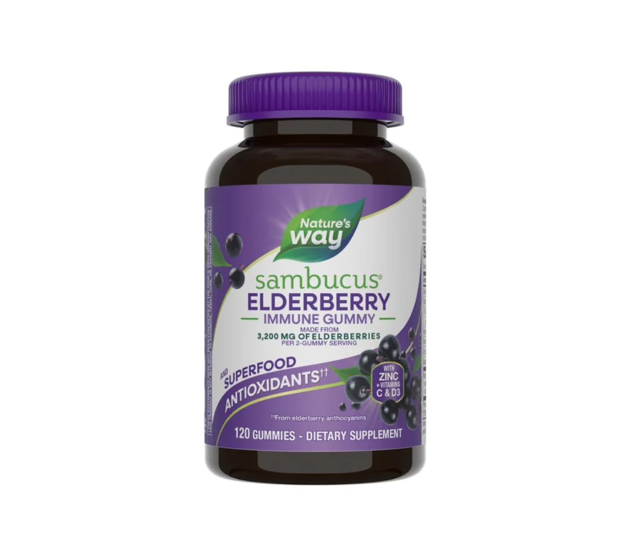 Elderberry gummies with vitamin C boost