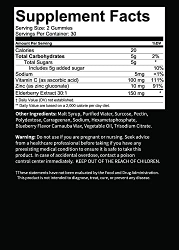 elderberry gummies with vitamin C boost