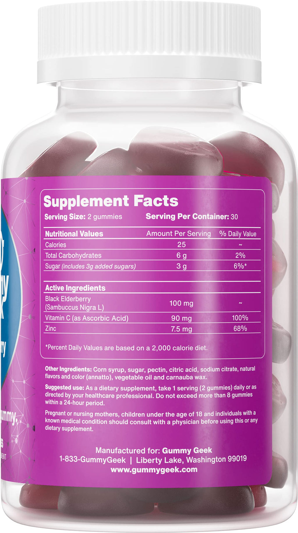 elderberry gummies with vitamin C boost