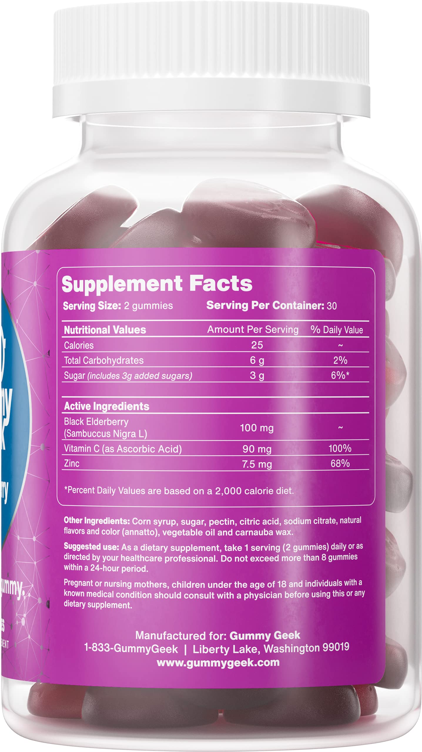 elderberry gummies with vitamin C boost