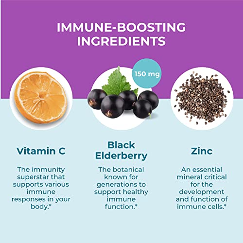 elderberry gummies with vitamin C boost