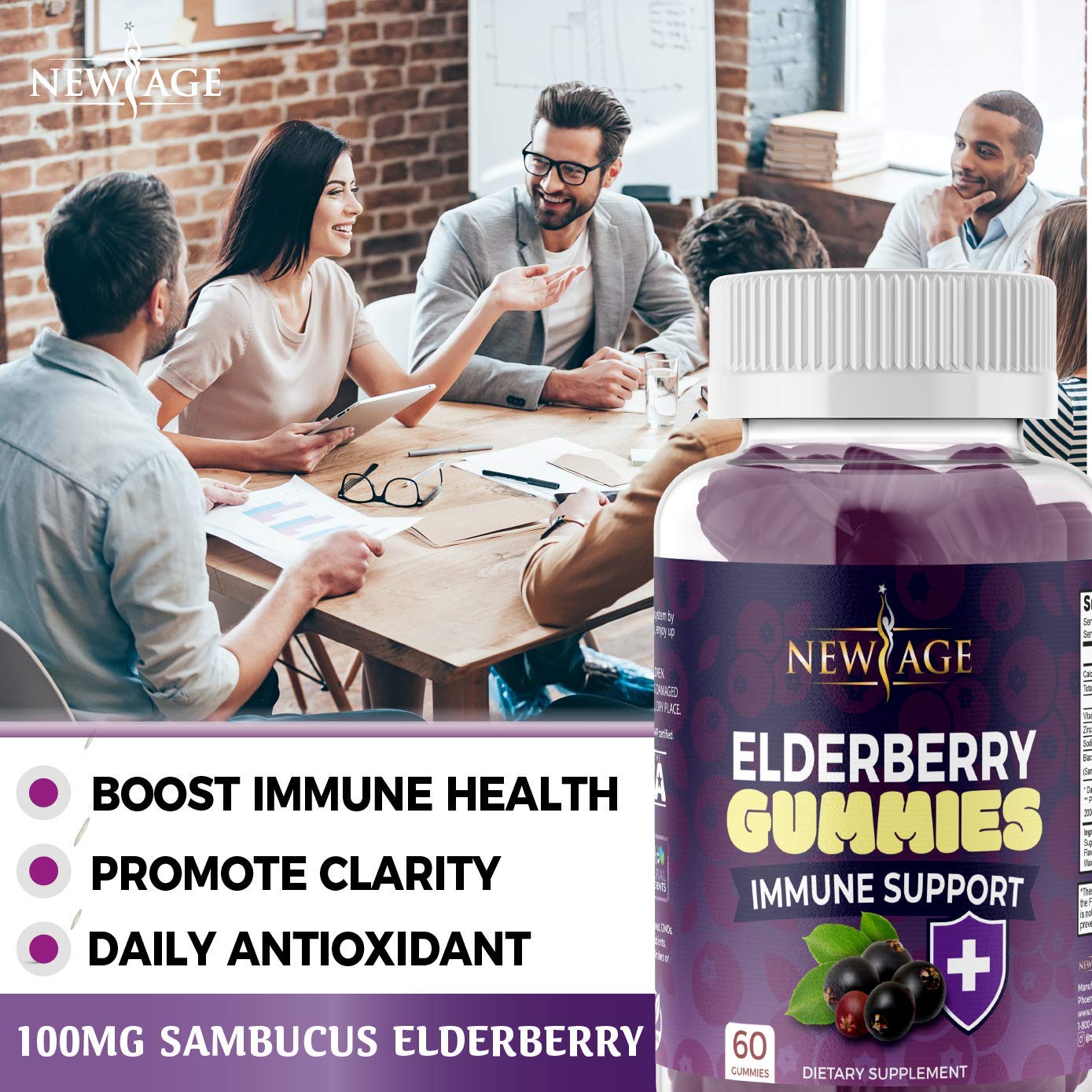 elderberry gummies with vitamin C