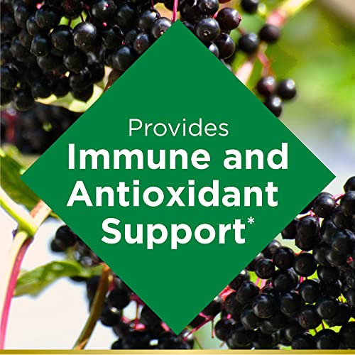 Elderberry gummies with vitamins A, C, D