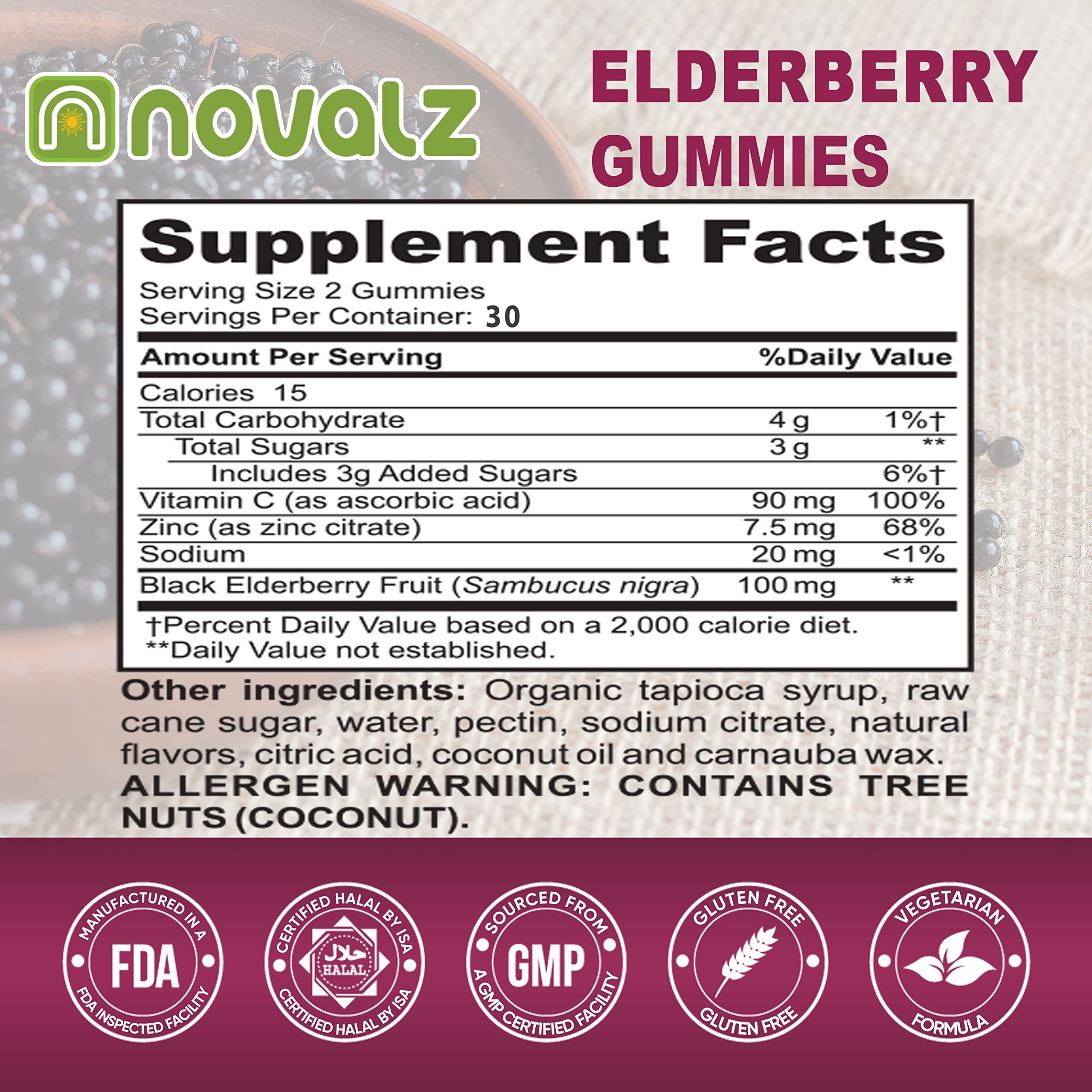 elderberry gummies with zinc benefits