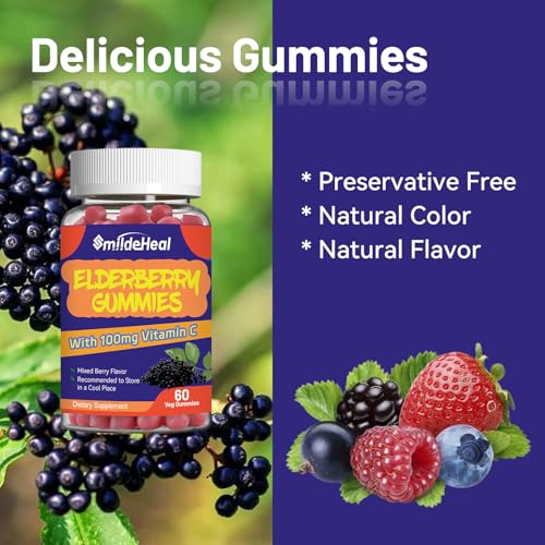 elderberry gummies with zinc benefits