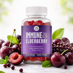 Elderberry gummies with zinc for health