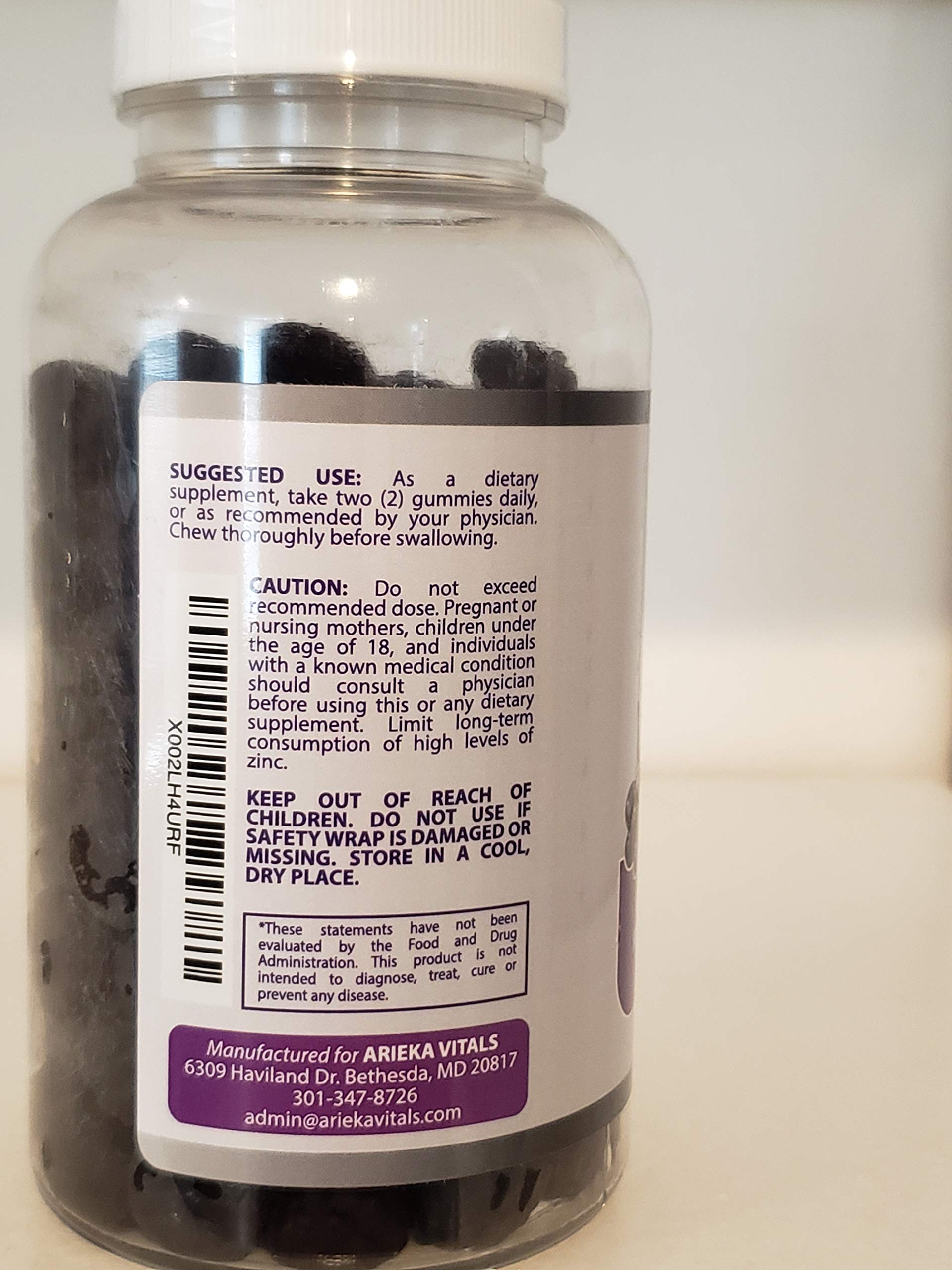 elderberry gummies with zinc for support