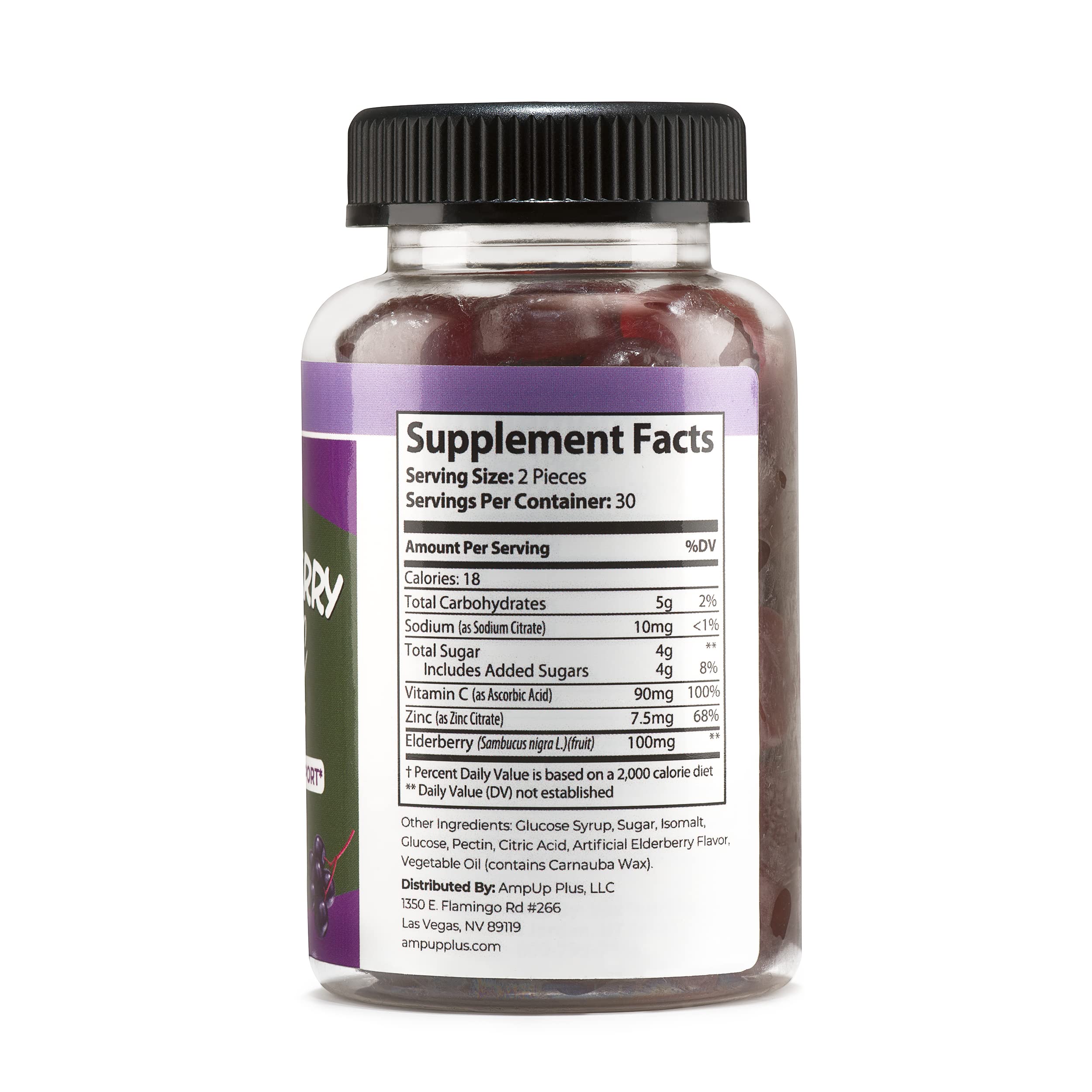 elderberry gummies with zinc for wellness