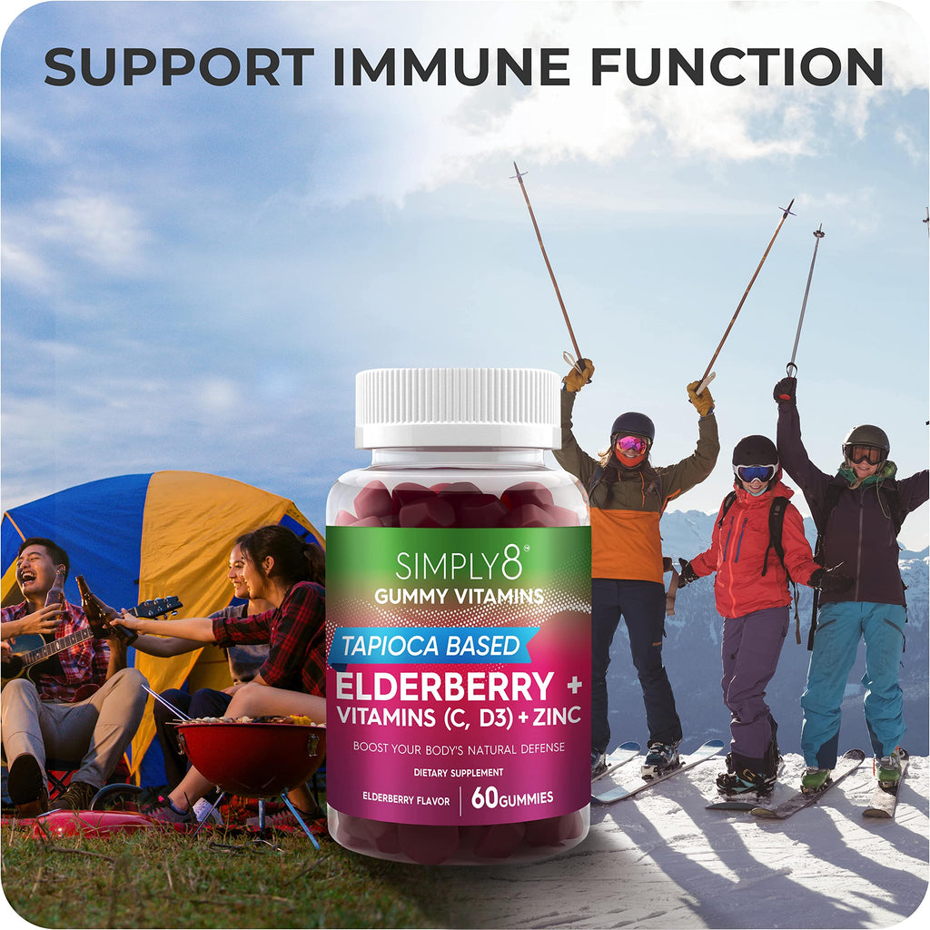 elderberry gummies with zinc for wellness