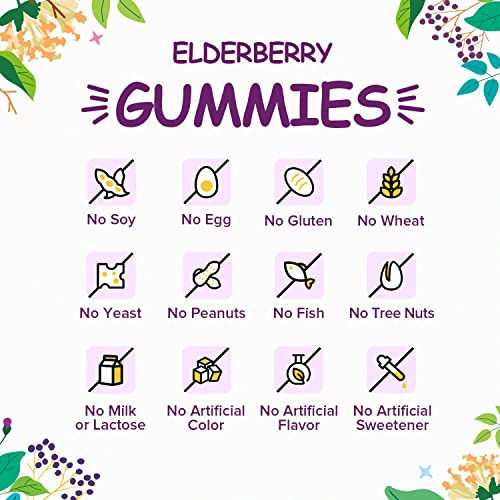 elderberry gummy supplements for adults