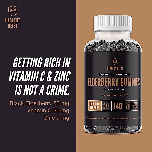 Elderberry gummy vitamins for energy