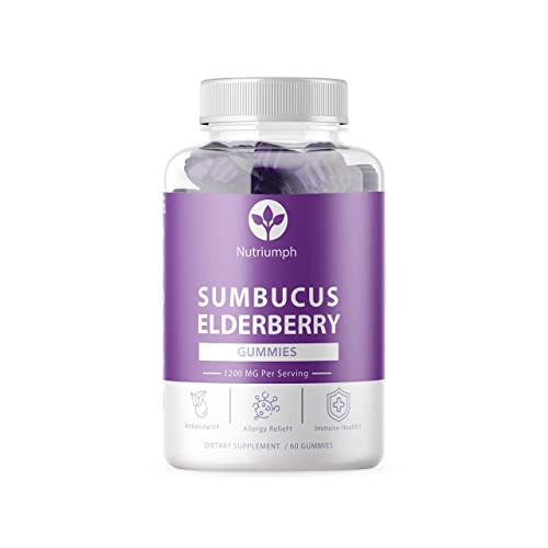 Elderberry gummy vitamins for immune defense