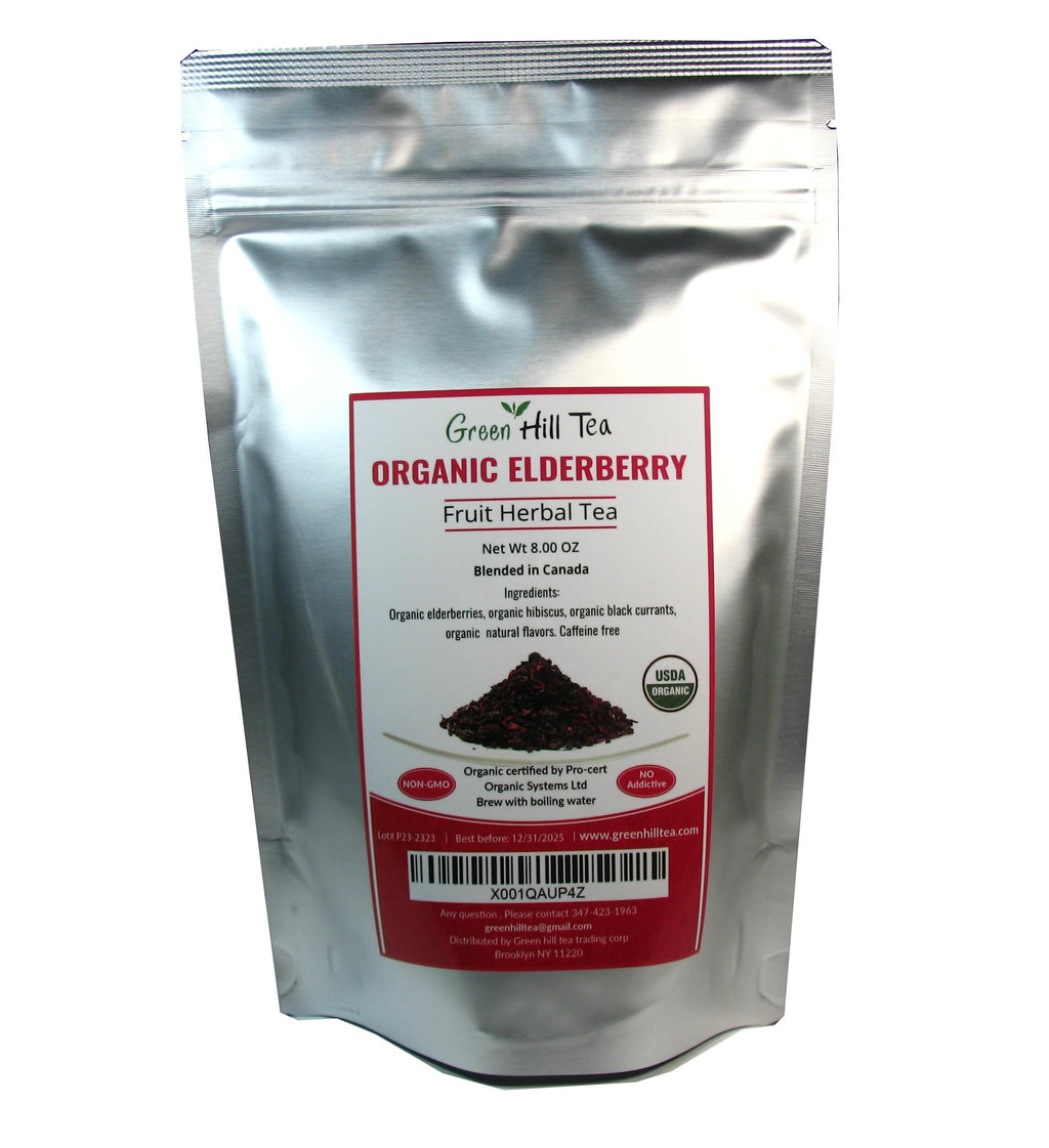 Elderberry herbal tea for daily health