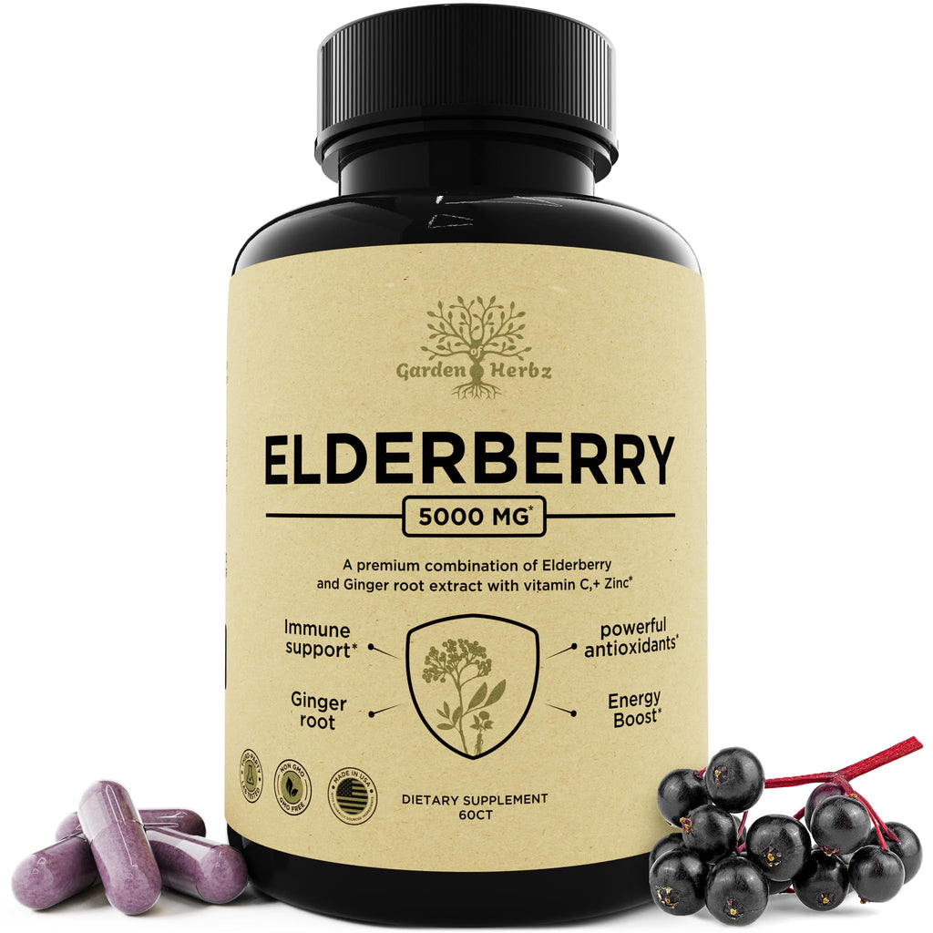 Elderberry immune booster capsules