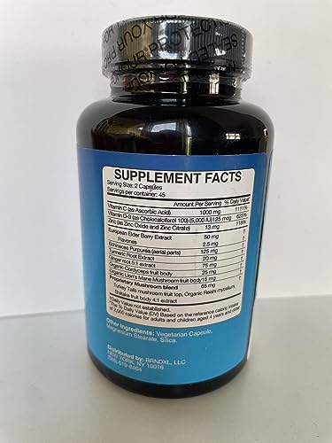 Elderberry immune support capsules