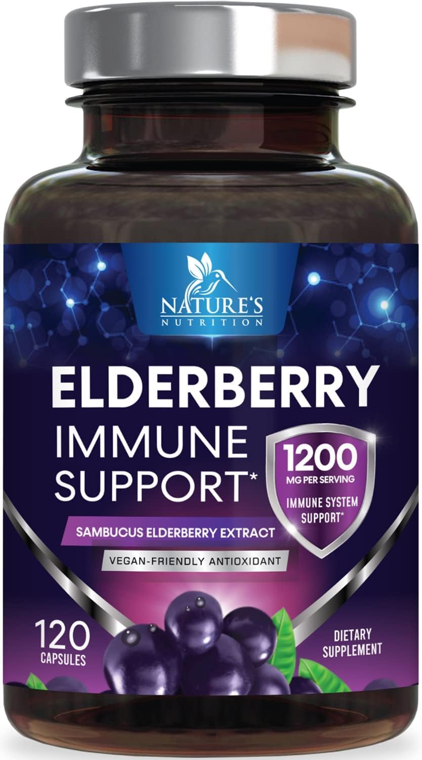 elderberry immune support capsules