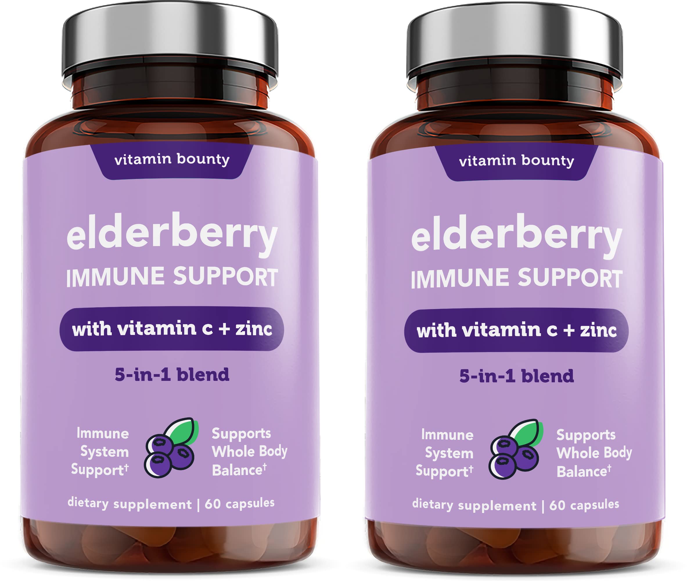 elderberry immune support capsules