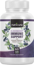 Elderberry immune support capsules