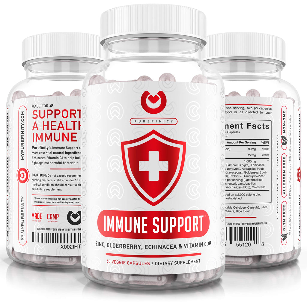 elderberry immune support capsules