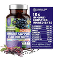 Elderberry immune support capsules