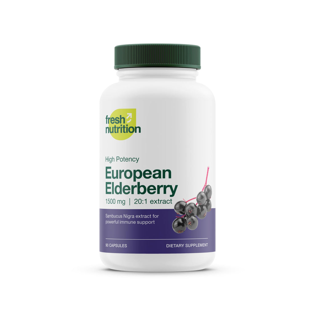 Elderberry immune support capsules