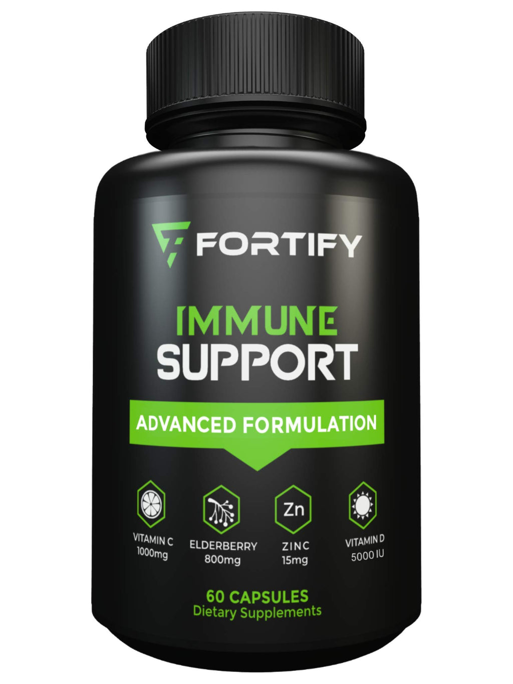 Elderberry immune support capsules