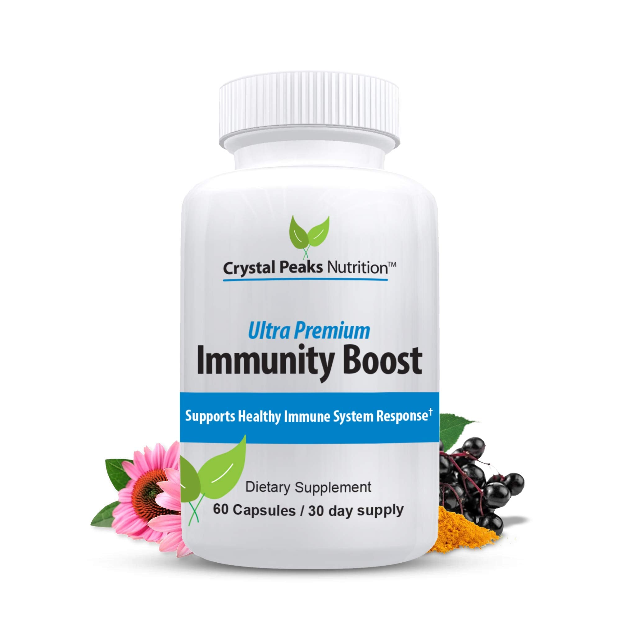 Elderberry immune support capsules
