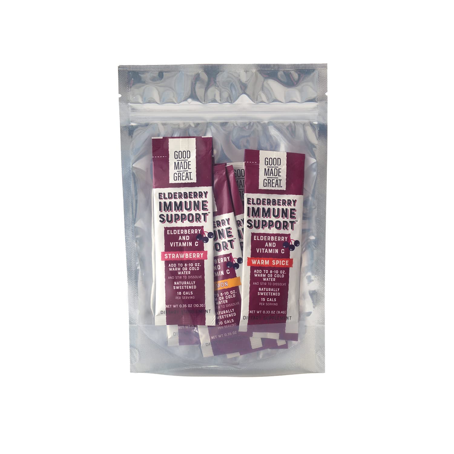 Elderberry immune support drink mix