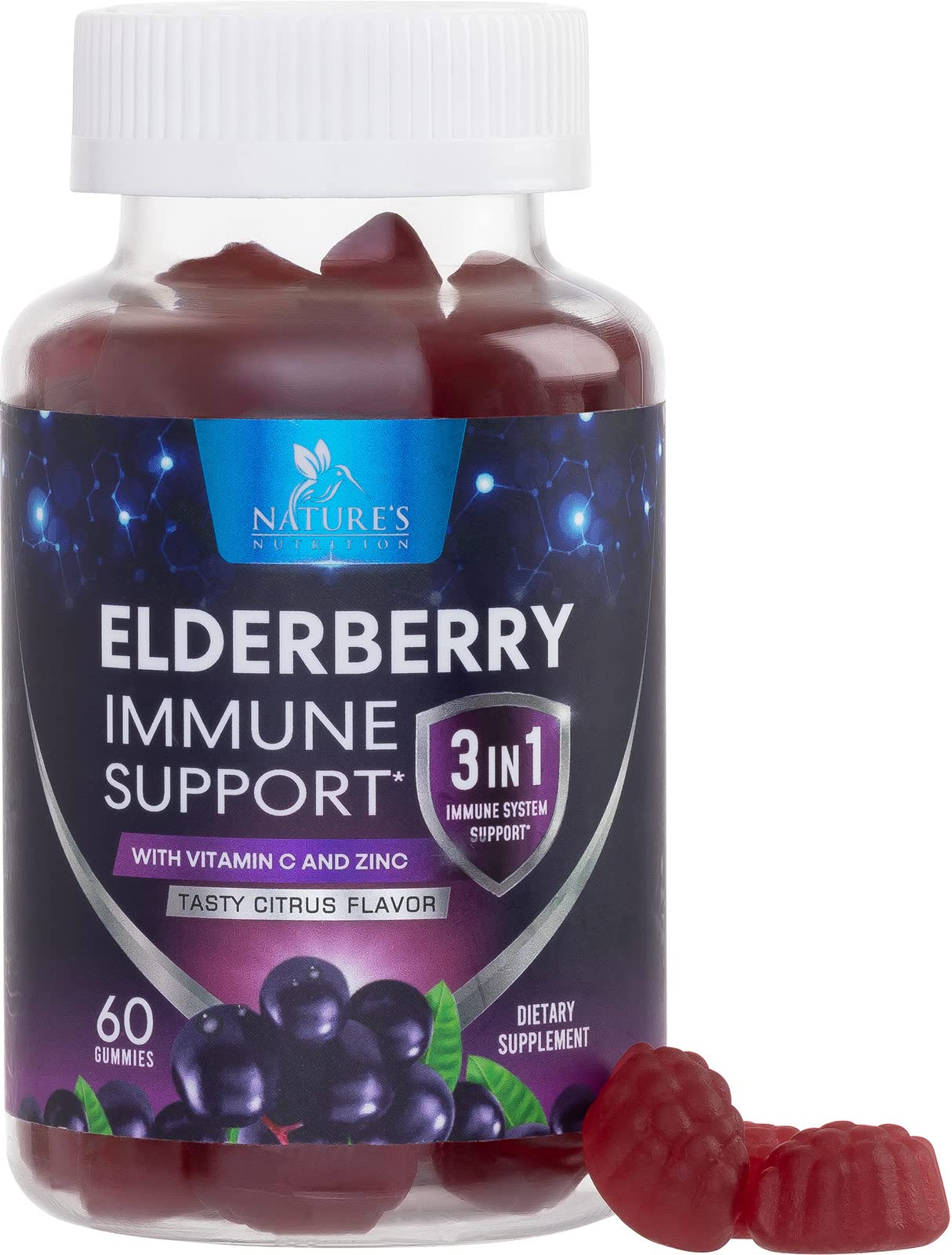 elderberry immune support gummies
